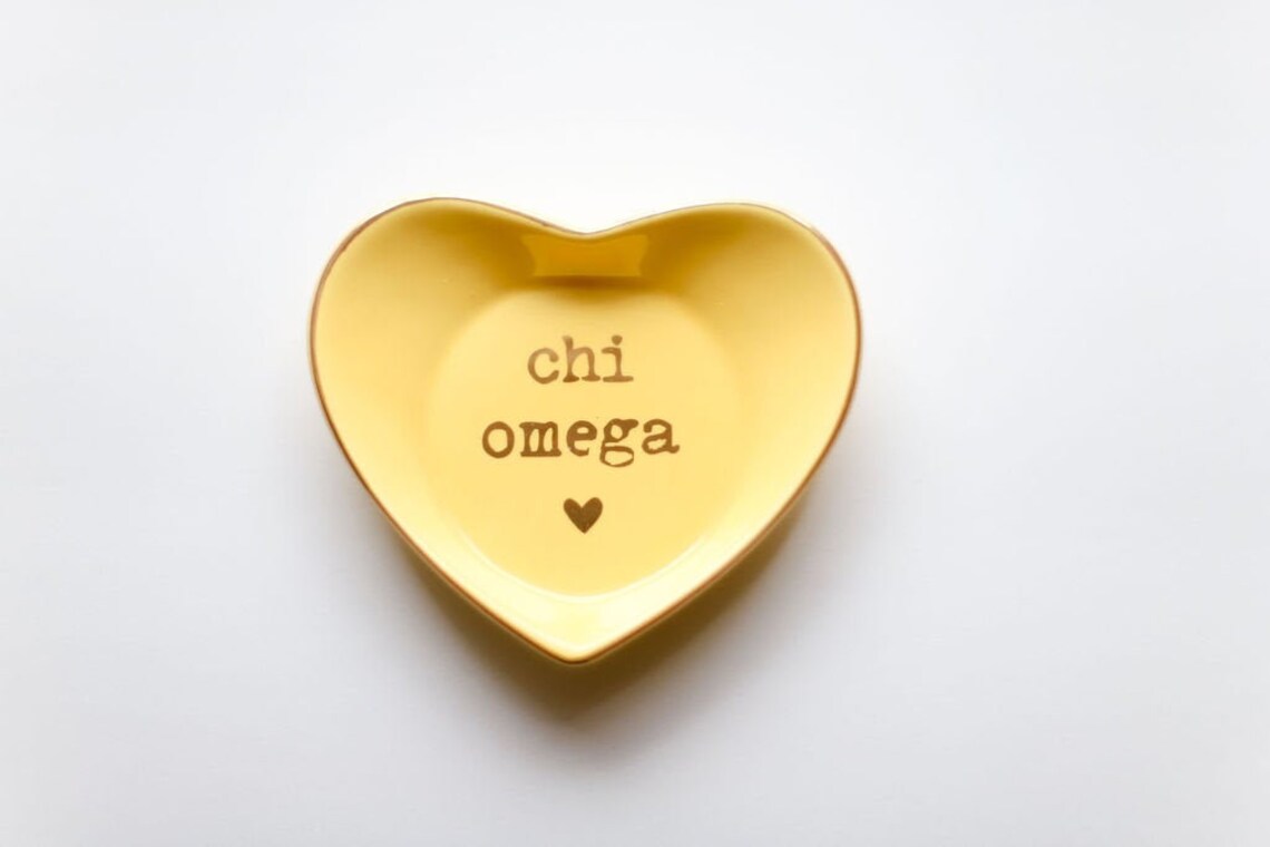 Chi Omega Ring Dish - Etsy