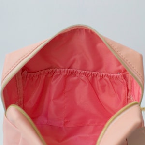 Tri Delta Pink & Red Makeup Bag - Etsy