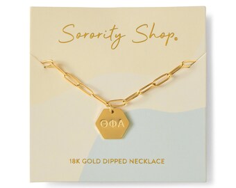 Tri Delta Necklace - Etsy