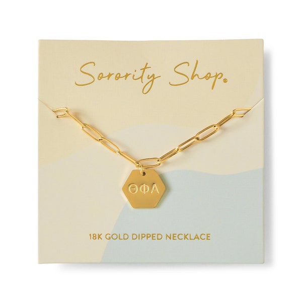 Tri Delta Necklace - Etsy