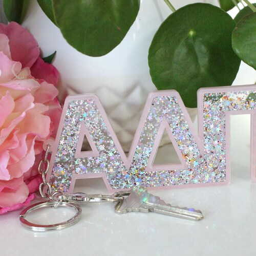 Alpha Delta Pi Duchess Ring / 14k Gold Plated Brass / Polished - Etsy