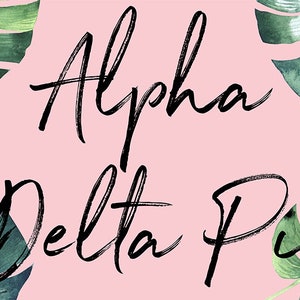 Alpha Delta Pi Sorority Flags - Etsy