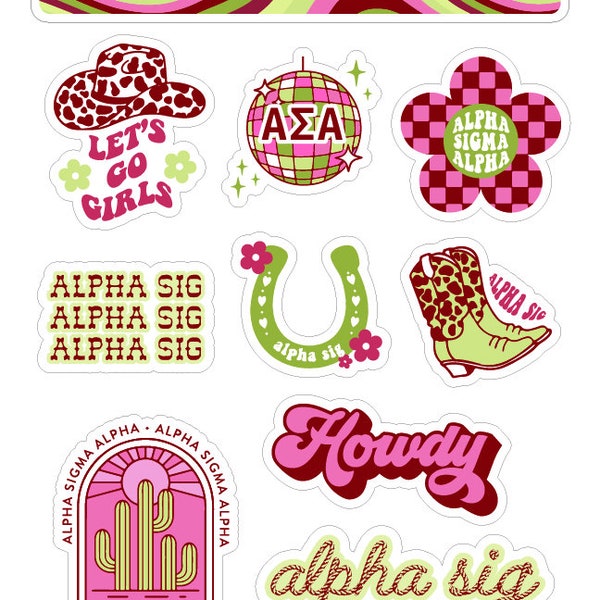 Alpha Sigma Alpha - Etsy