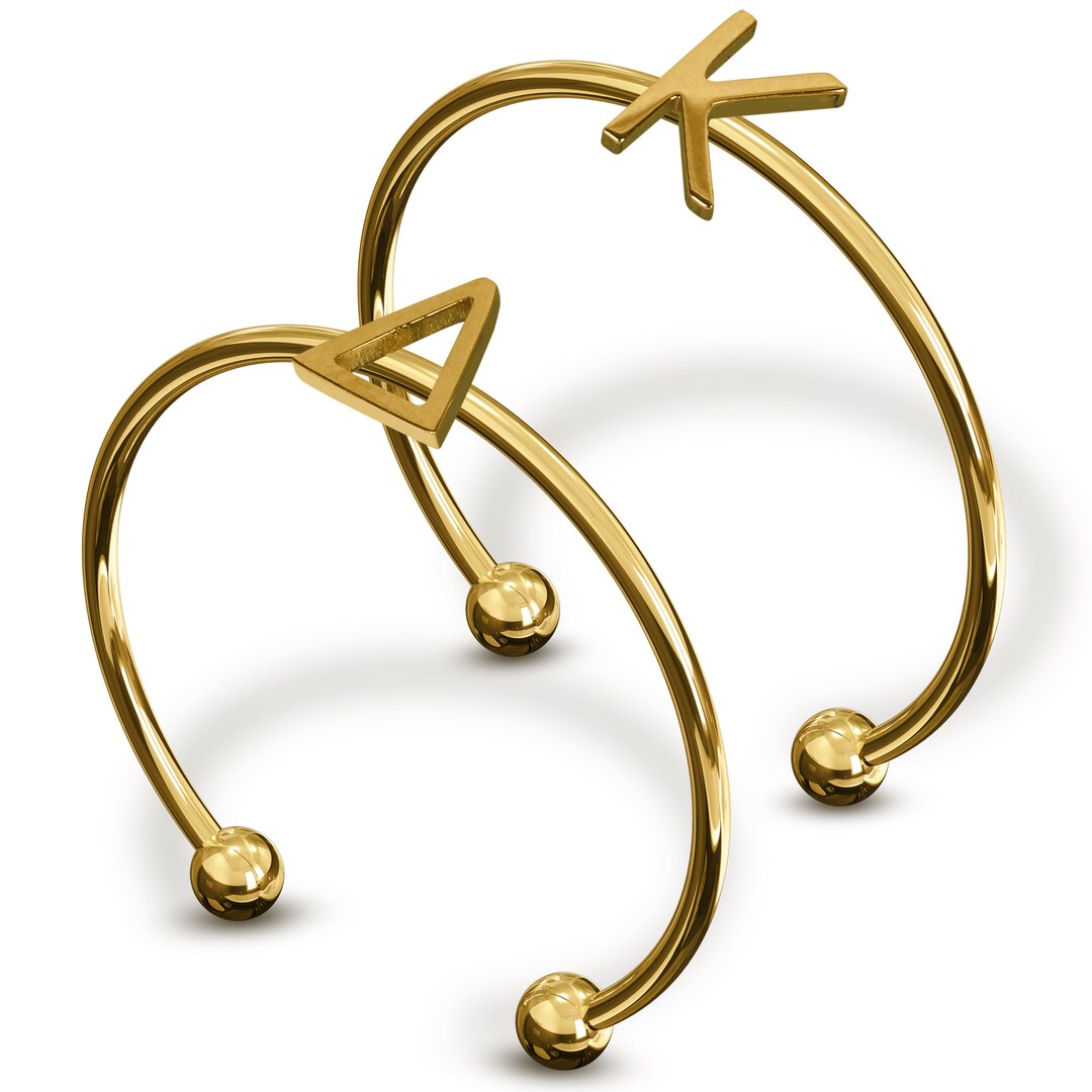 Kappa Delta Stacking Ring Set Adjustable Rings With 18k Gold Plating - Etsy