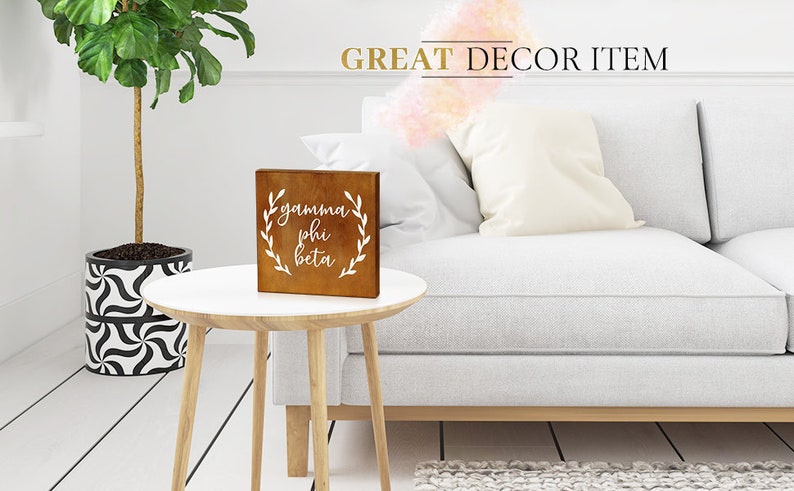 Alpha Chi Omega Script Wooden Sign - Etsy