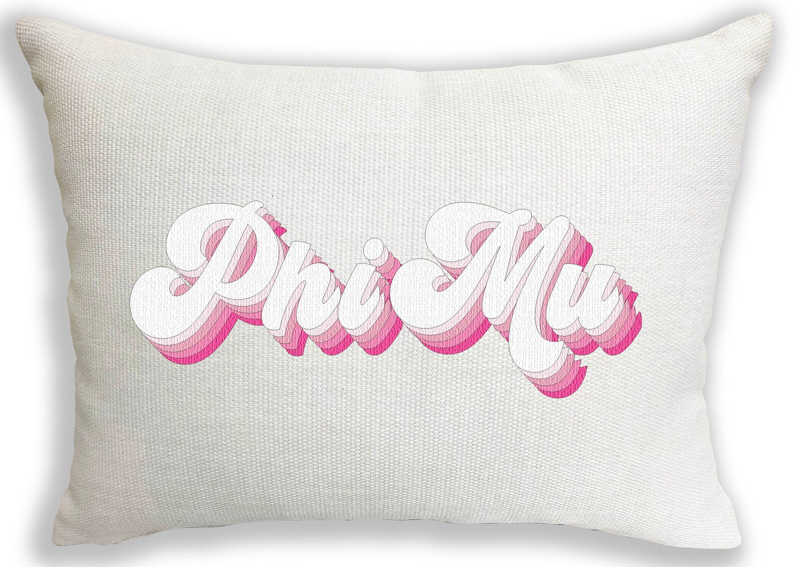 Phi Mu Pillows script or Retro - Etsy