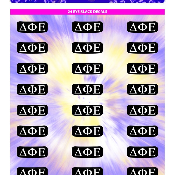 Delta Phi Epsilon Decal - Etsy