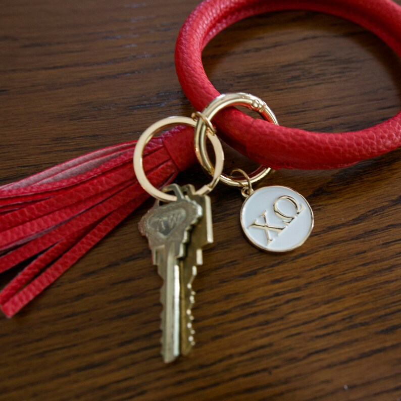 Chi Omega Bangle Keychain Bracelet | Etsy