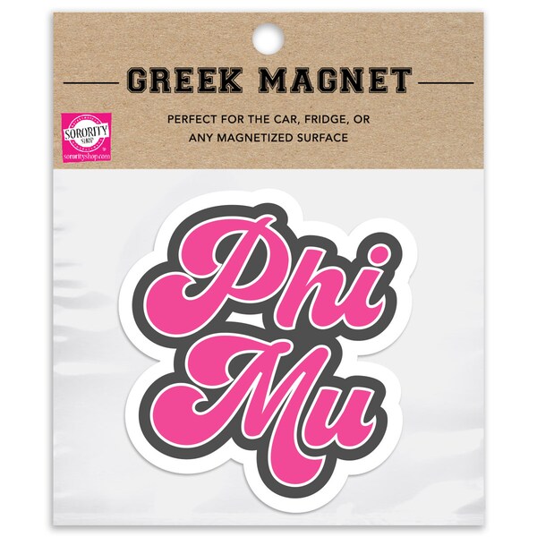 Phi Mu Car Stickers - Etsy