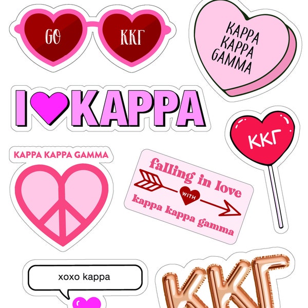 Kappa Kappa Gamma Sticker - Etsy