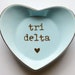 Tri Delta Ring Dish | Etsy