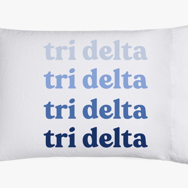 Tri Delta Pillows - Etsy