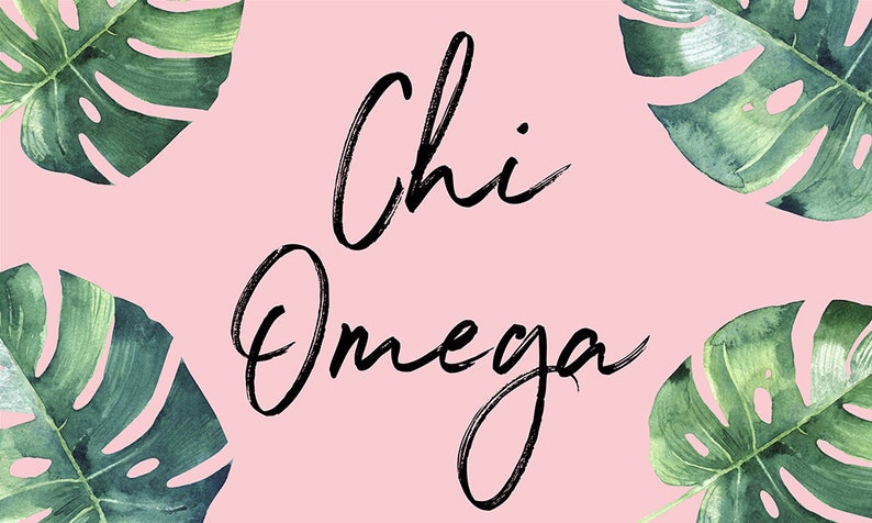 Chi Omega Sorority Flags - Etsy