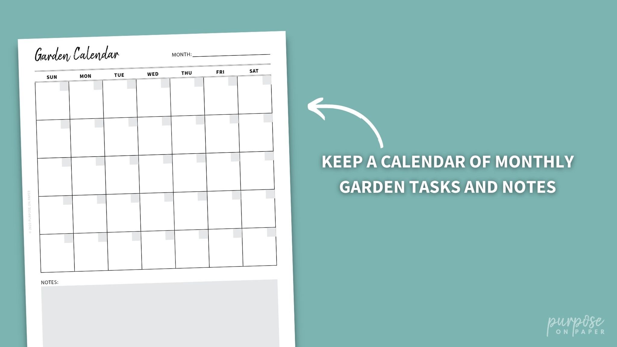 Garden Planner Classic Size Printable, Gardening Log, Garden Journal ...