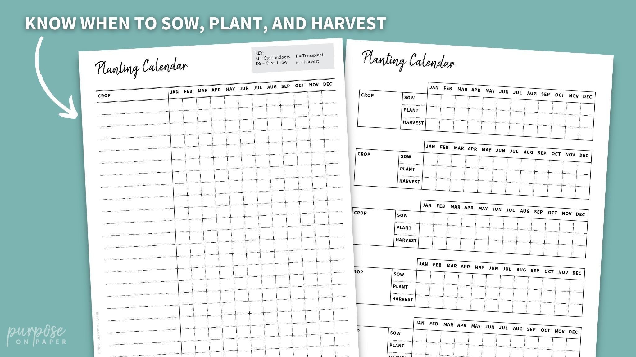 Garden Planner Classic Size Printable, Gardening Log, Garden Journal ...