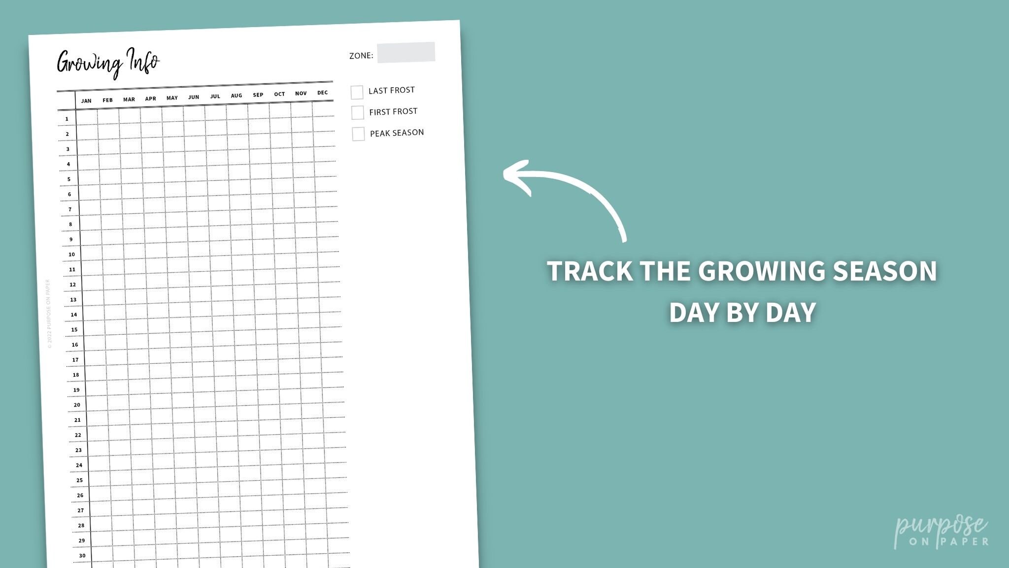 Garden Planner Classic Size Printable, Gardening Log, Garden Journal ...
