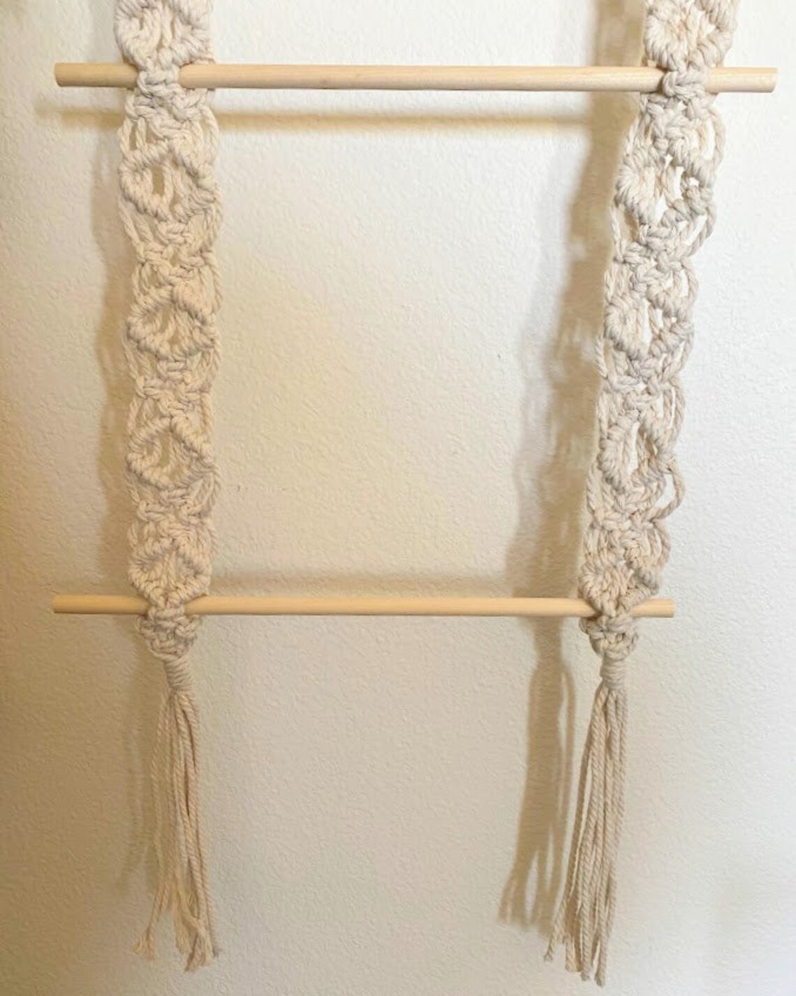 Macramé Decorative Ladder Wall Hanging - Etsy
