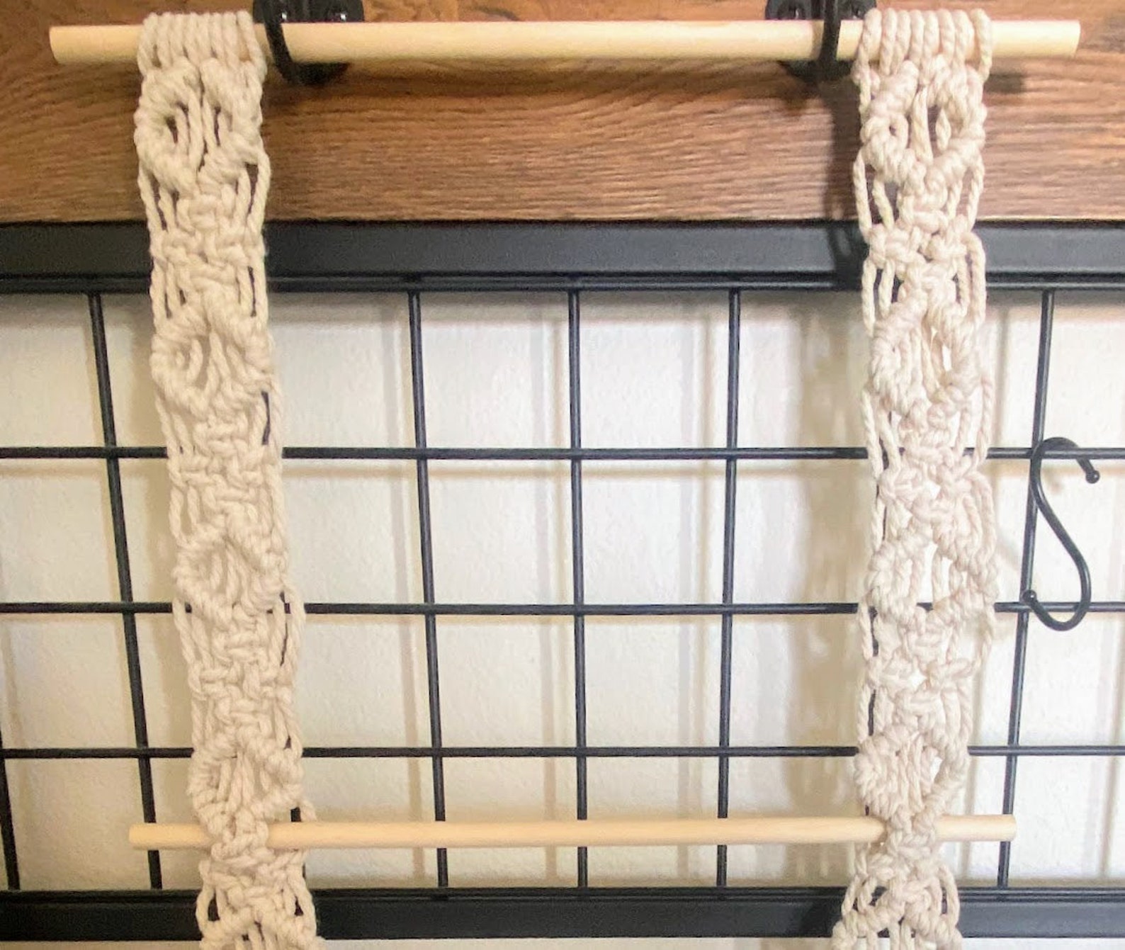 Macramé Decorative Ladder Wall Hanging - Etsy
