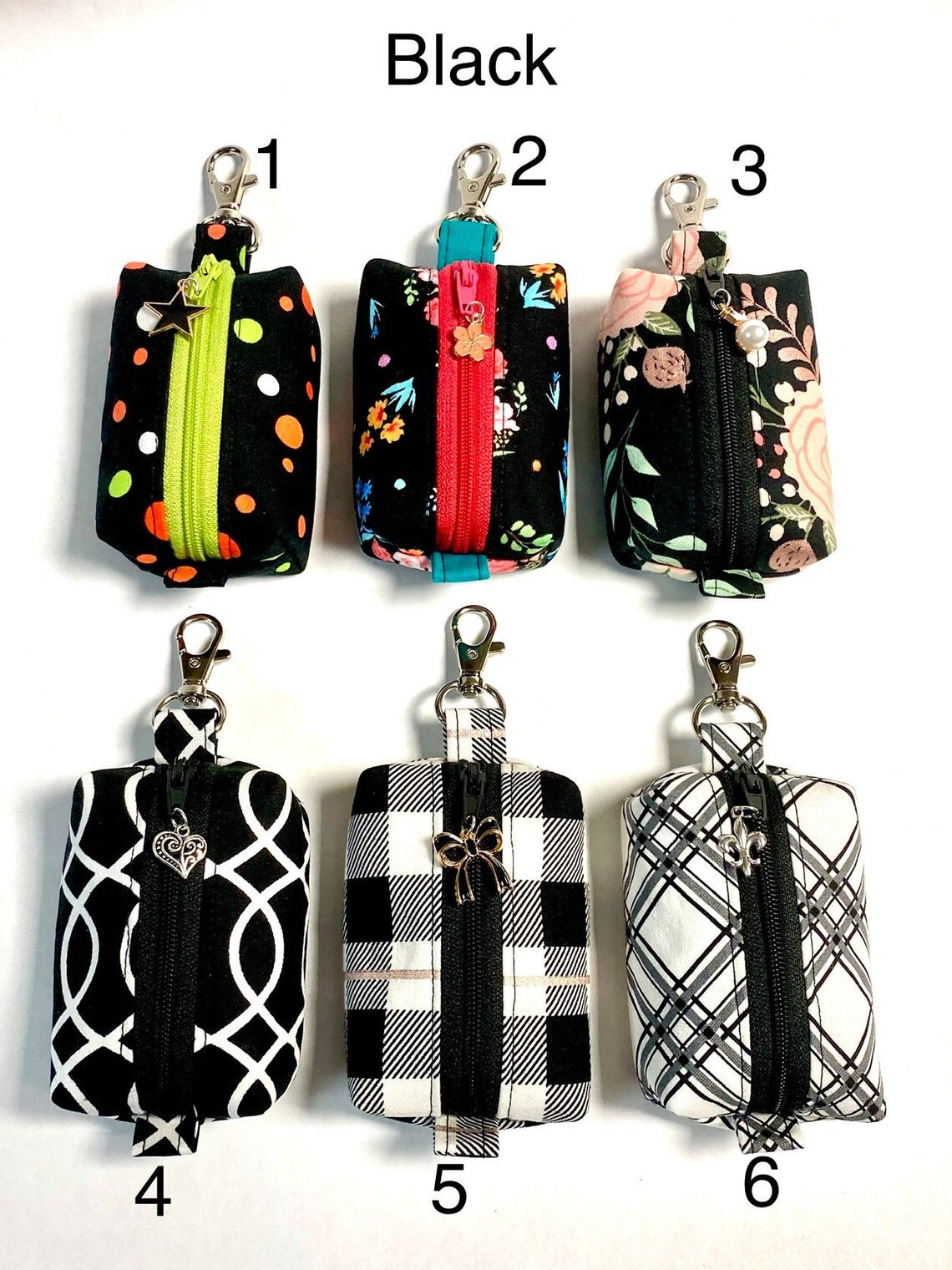 Mini Boxy Zipper Pouch Keychain Pouch Earbuds Pouch - Etsy
