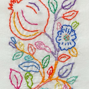 Hand Embroidered Linen Oversized Shirt in White - Etsy