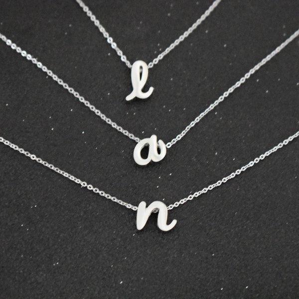 Cursive Necklace - Etsy