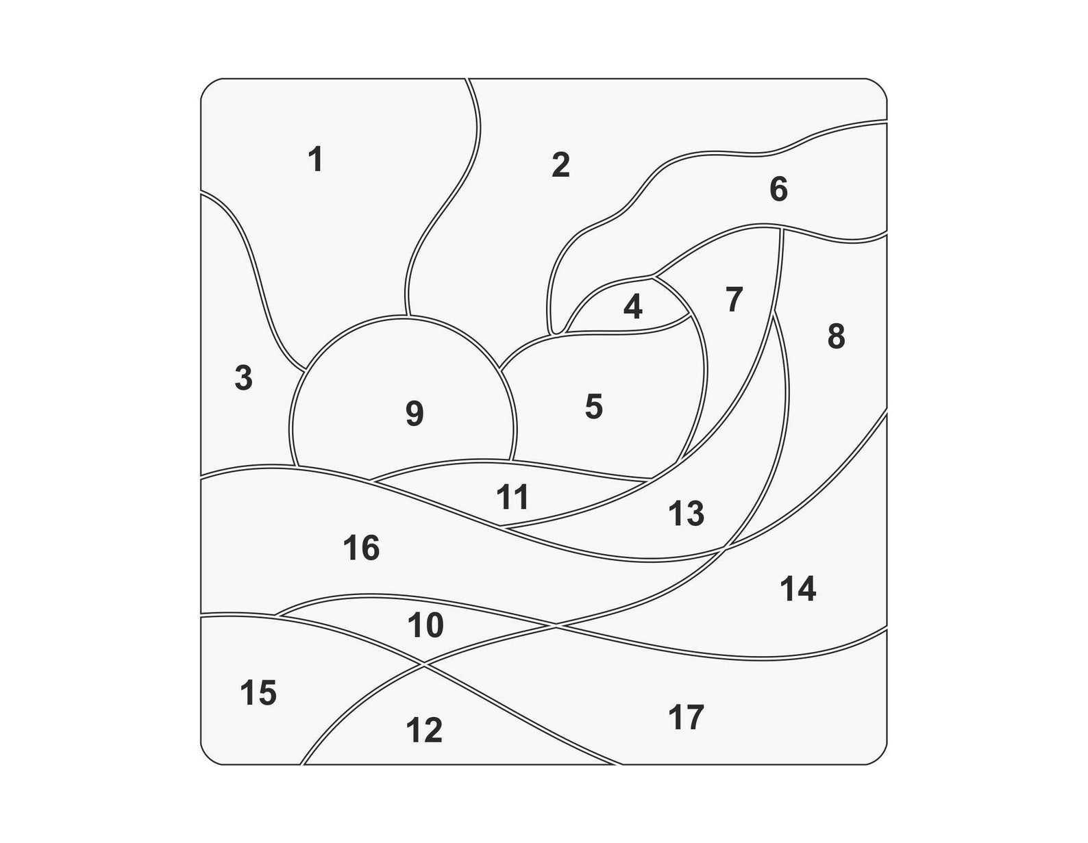 Stained Glass Sunset Suncatcher Pattern, Digital PDF File Download ...