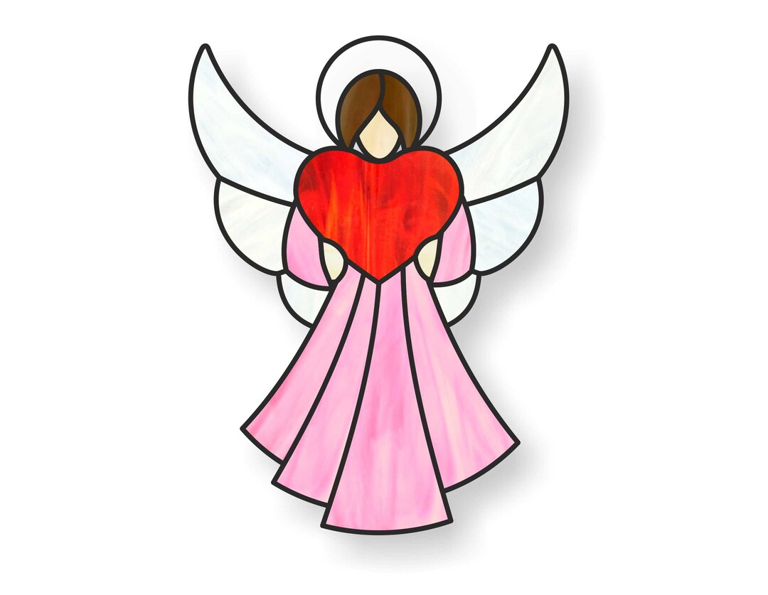 Stained Glass Angel Pattern, Memory Gift Patterns, Digital PDF File ...