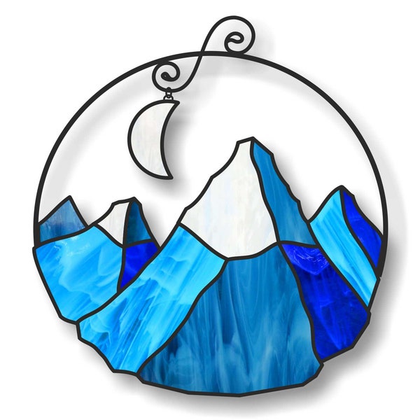 Stained Glass Landscape - Etsy