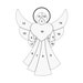 Stained Glass Angel Pattern, Memory Gift Patterns, Digital PDF File ...