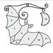 Stained Glass Patterns, Halloween Bat Suncatcher Pattern, Digital PDF ...