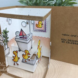 3D Pop up Birthday Duck Handmade Card It's Your Day / Celebration ...