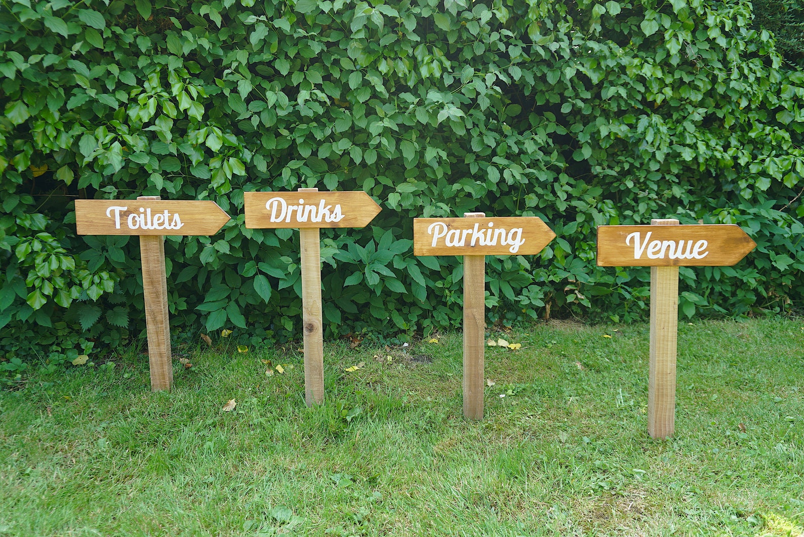 Rustic Wedding Direction Customised Arrow Sign Posts Vintage | Etsy