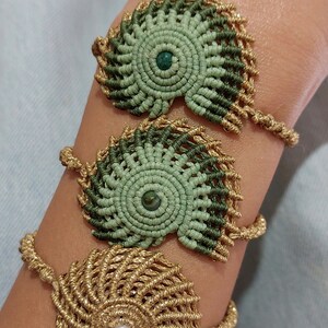 Macrame Seashell Bracelets, Seashell Bracelet, Handmade Bracelets ...