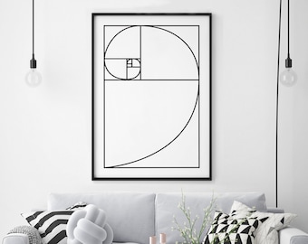 Golden Ratio Print | Etsy