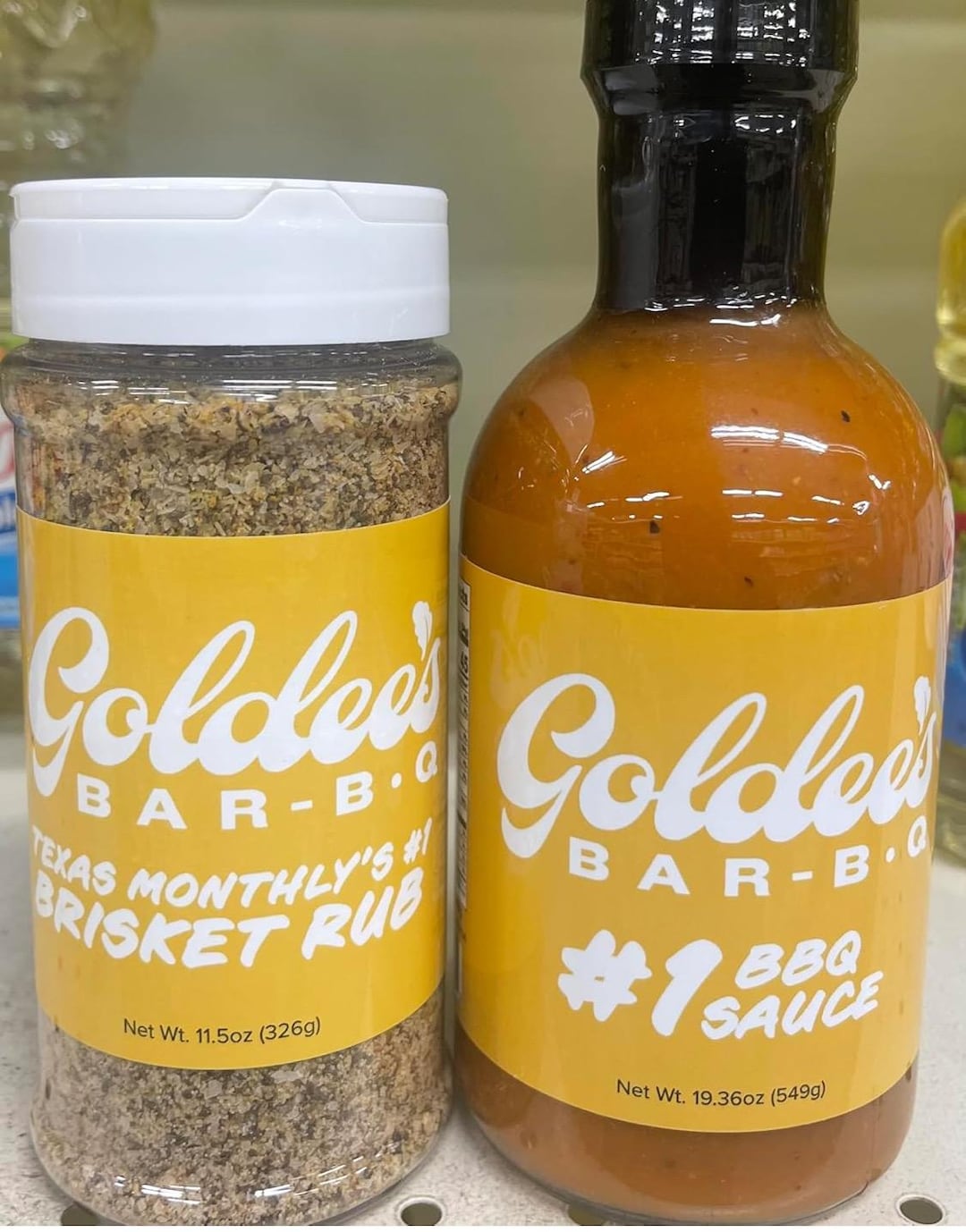 Goldees BBQ Brisket and BBQ Sauce Combo. 1 of Each. Texas Monthly #1 ...