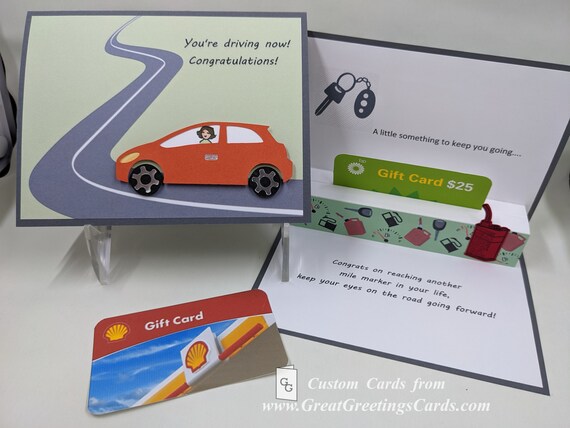 New Driver Congratulations Gift Card Holder Card New - Etsy
