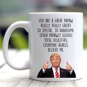 PAPAW Mug Papaw Gift for Father's Day, Funny Papa Birthday Coffee Cup ...