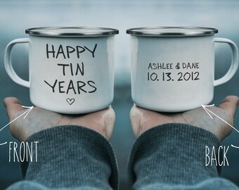 Tin Anniversary Gift | Etsy