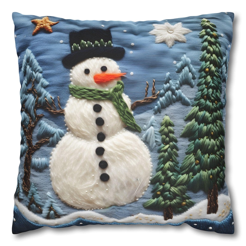 Snowman Pillows - Etsy