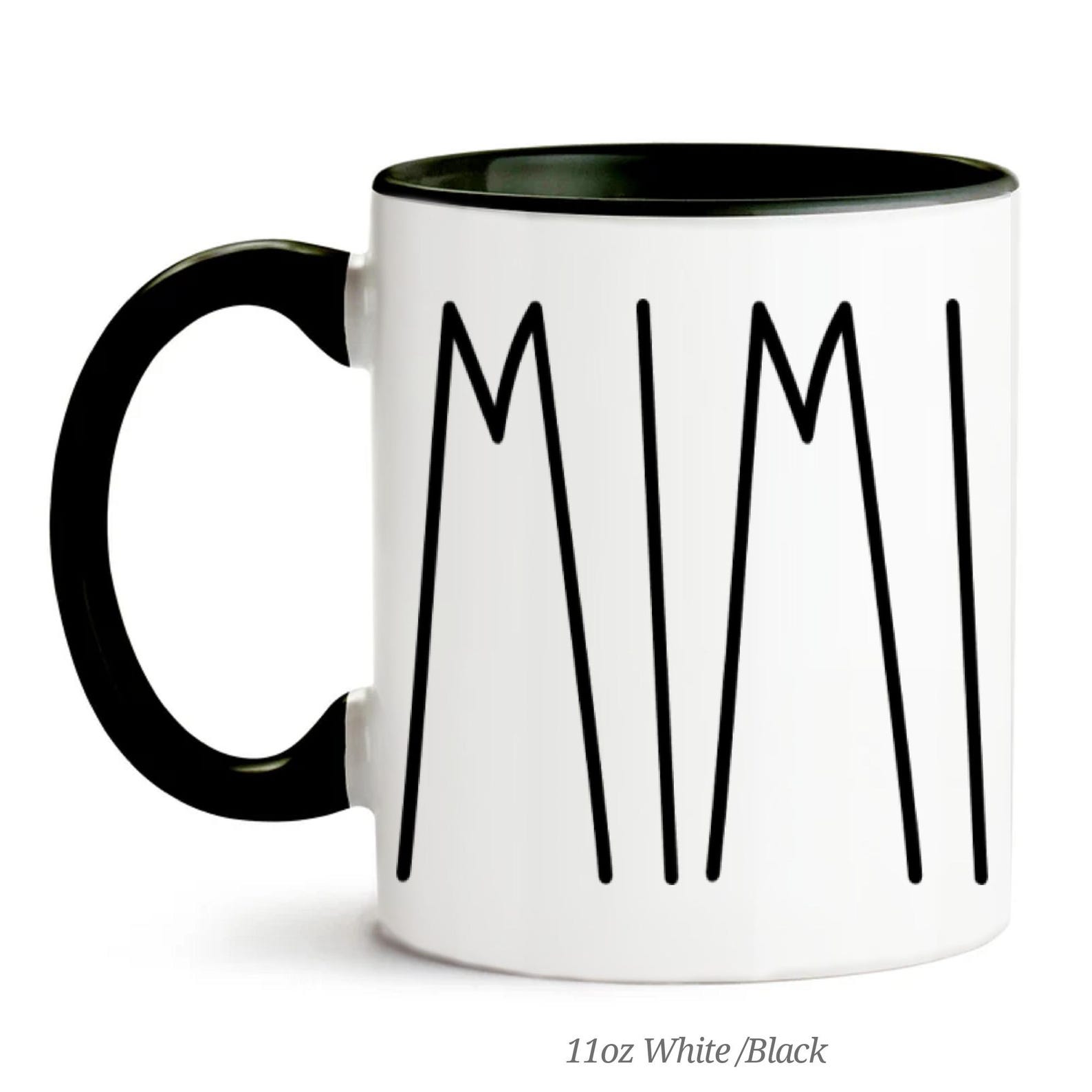 Mimi Mug Gift Mothers Day for Mimi Mug Rae Dunn Style Text Coffee Cup ...