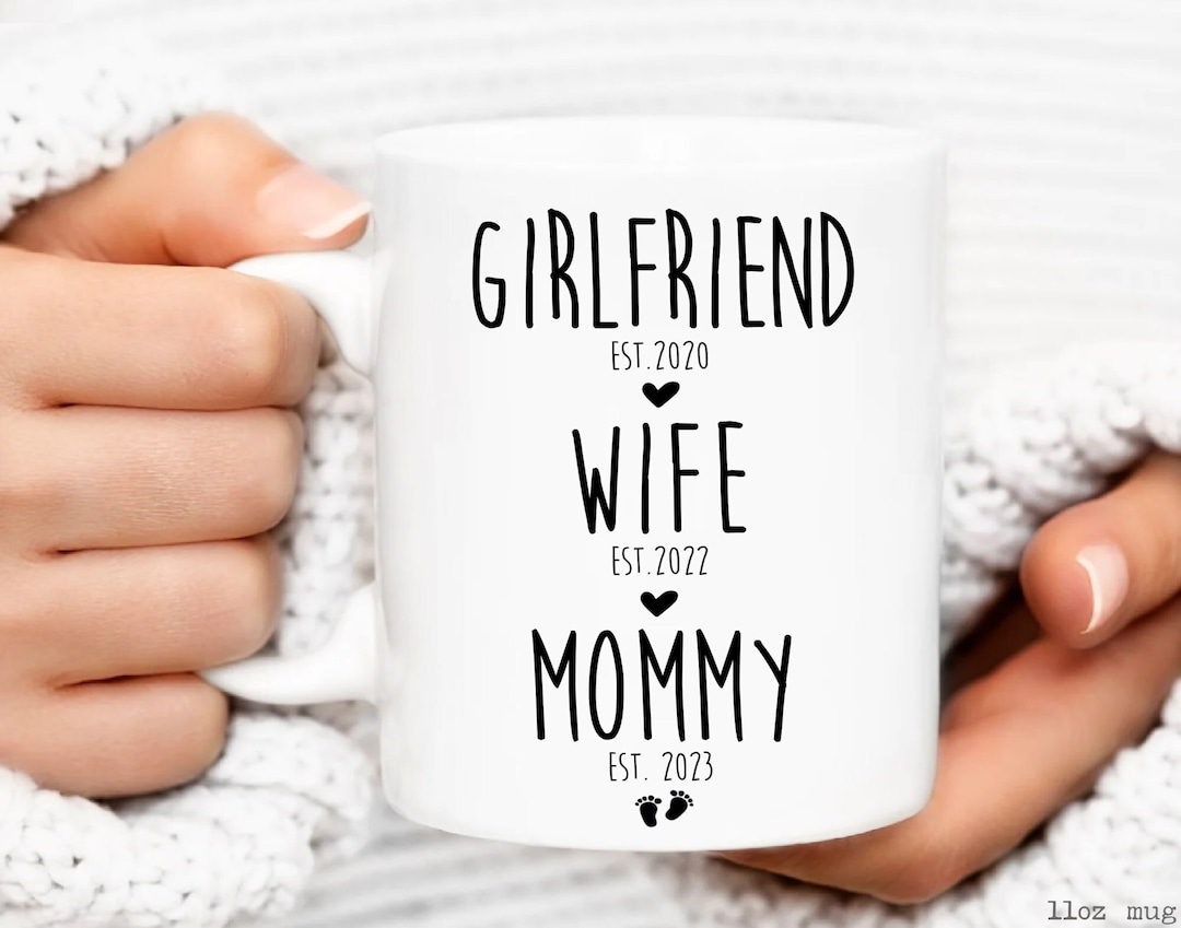 Pregnant Wife Gift, Expecting Mom First Baby Shower Gift, Personalized ...