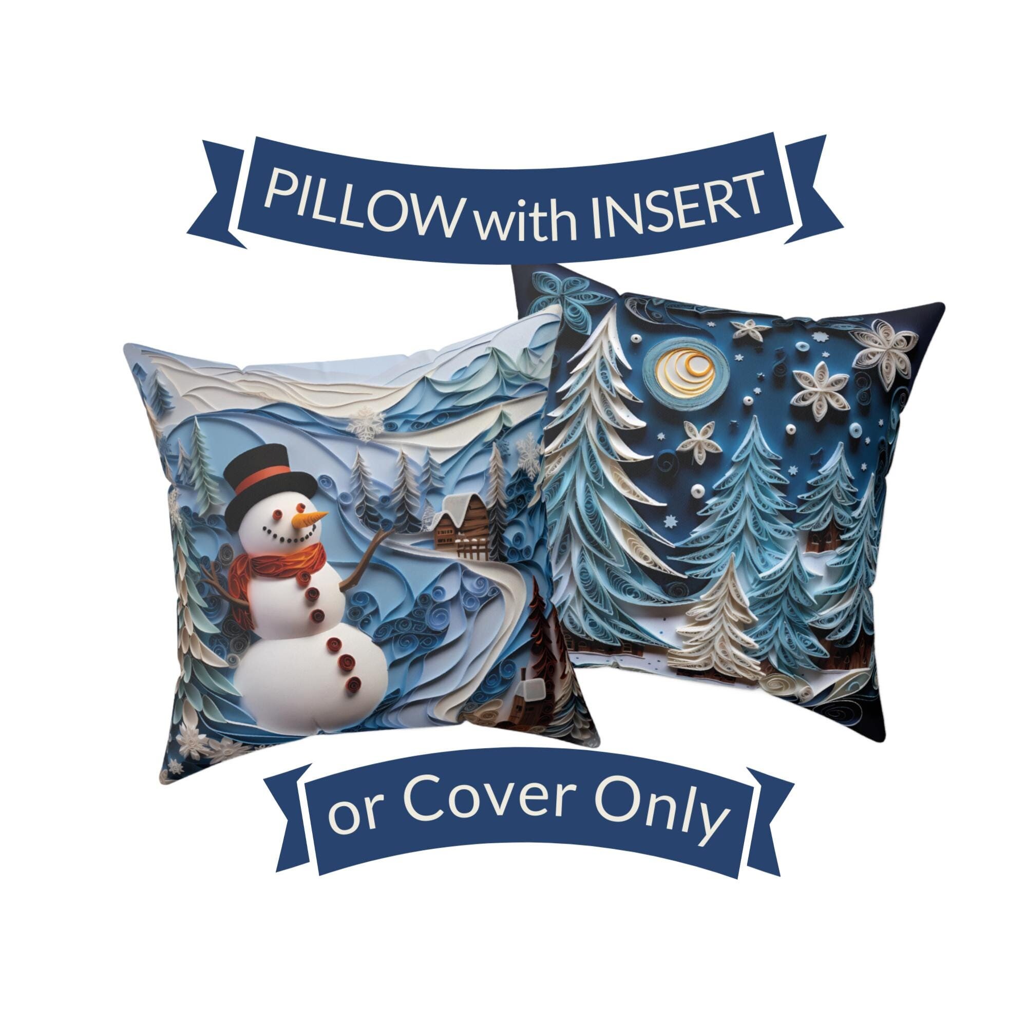 Snowman Pillow, Christmas Throw Pillows, Festive Christmas Decor ...