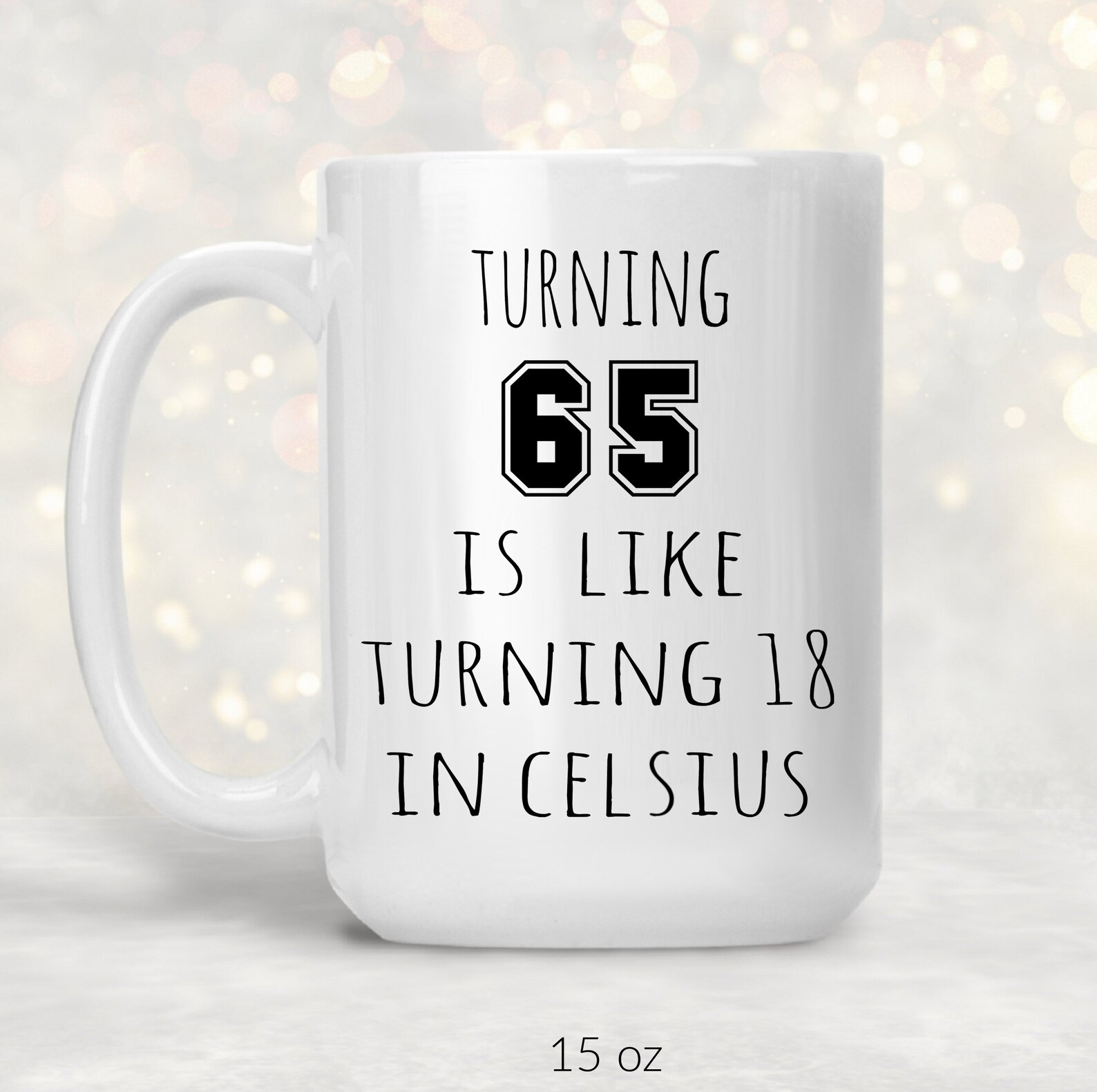 65th Birthday Mug 65th Birthday Gift for Men Funny 65th | Etsy