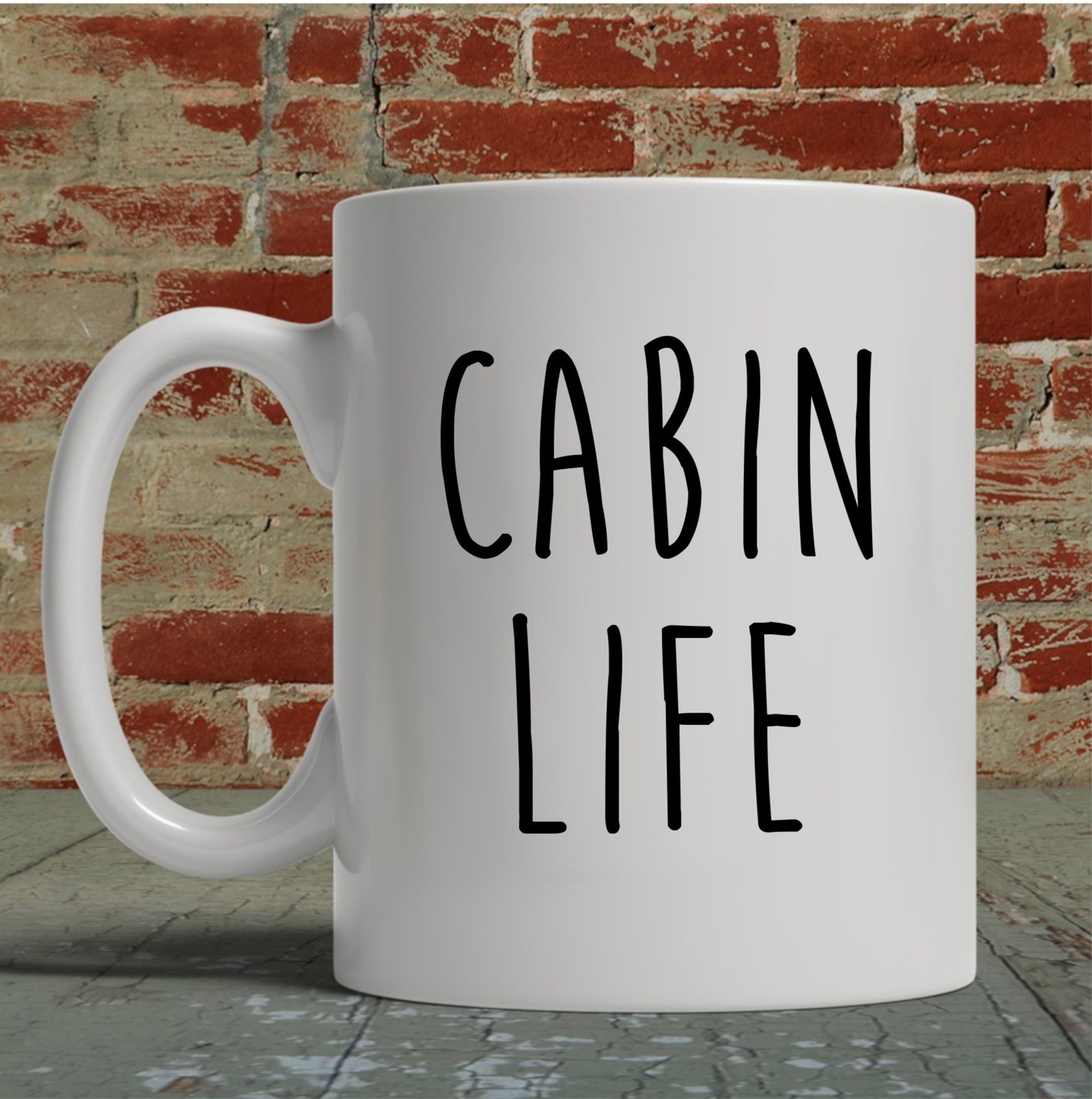 CABIN Mug Cabin Life Coffee Cup Novelty Gift With Saying - Etsy