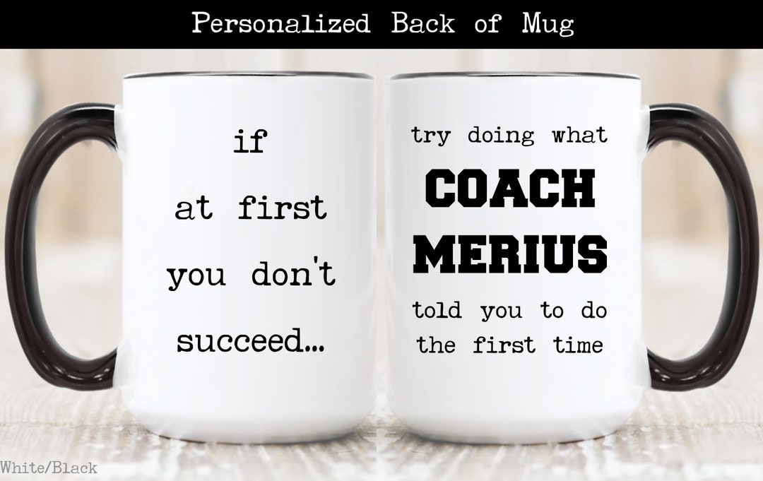 Funny Coach Mug, Coach Gift, Personalized Gift for Coaches, Funny Coach ...