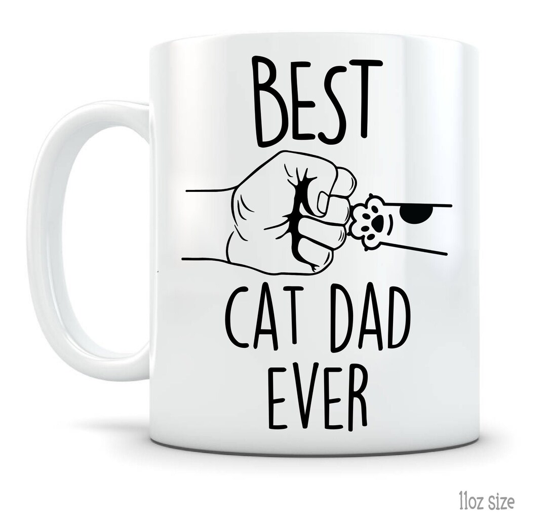 Cat Dad Mug T For Cat Dads Cat Man Fathers Day T For Cat Dad Best Cat Dad Ever Large