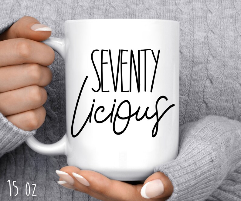 70th Birthday Gifts for Women Turning 70 Mug for Her 70th | Etsy