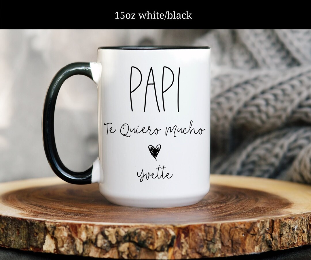 Papi Padre Fathers Day Gift in Spanish, Dia Del Padre Personalized Dad ...