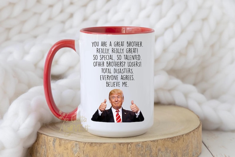 Brother Mug: Funny Gifts for Brothers, Fun Gag Christmas Present Coffee ...