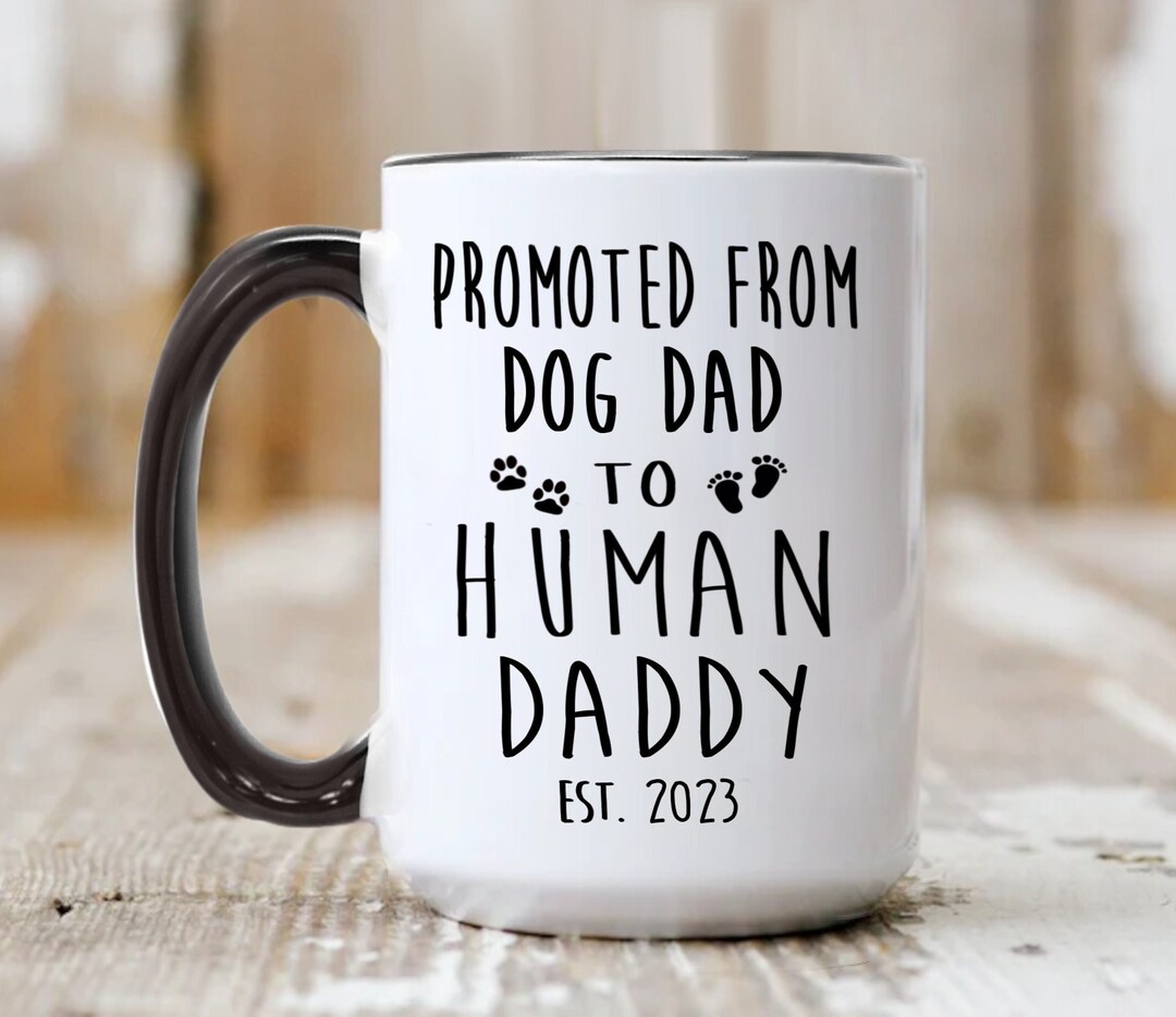 New Dad Gift Mug Pregnancy Reveal New Baby Dad to Be Mug Baby ...